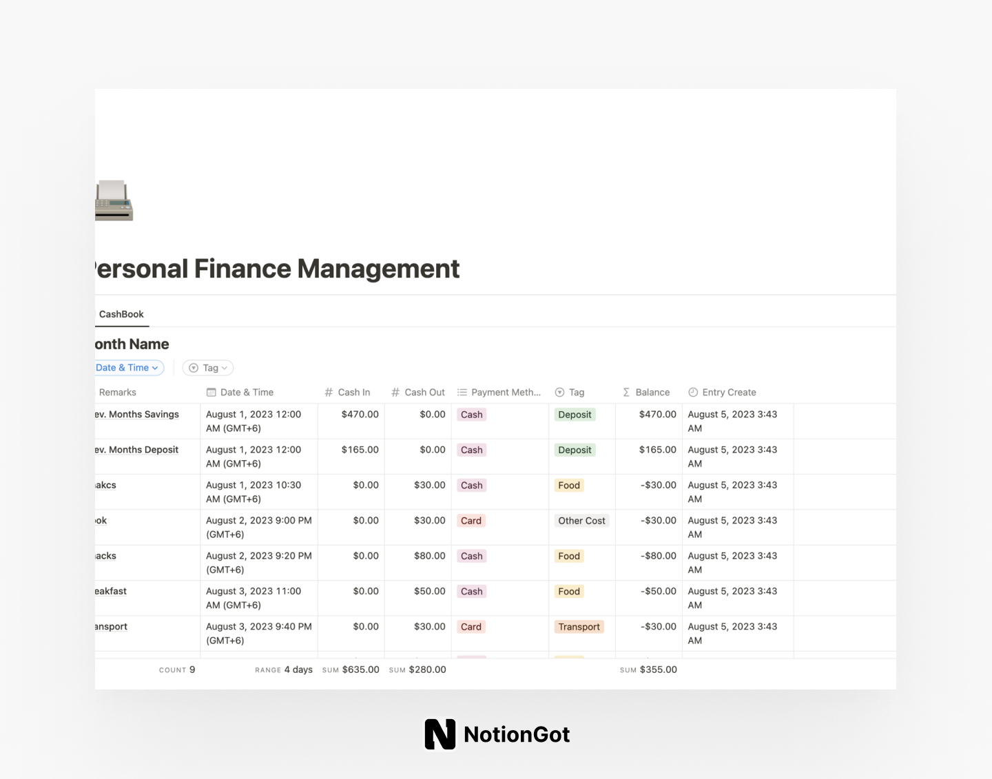10+ Best & Free Personal Finance Notion Templates - Best Notion ...