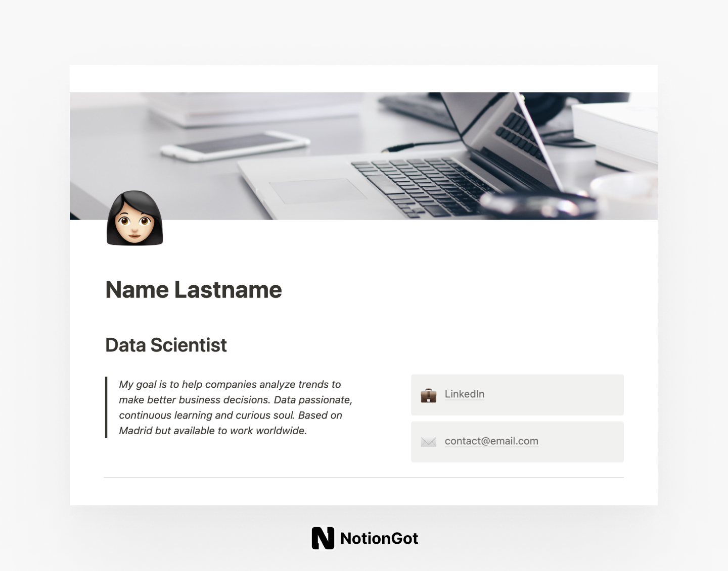 20+ Notion Resume Templates for Job Seekers (FREE) - Best Notion ...