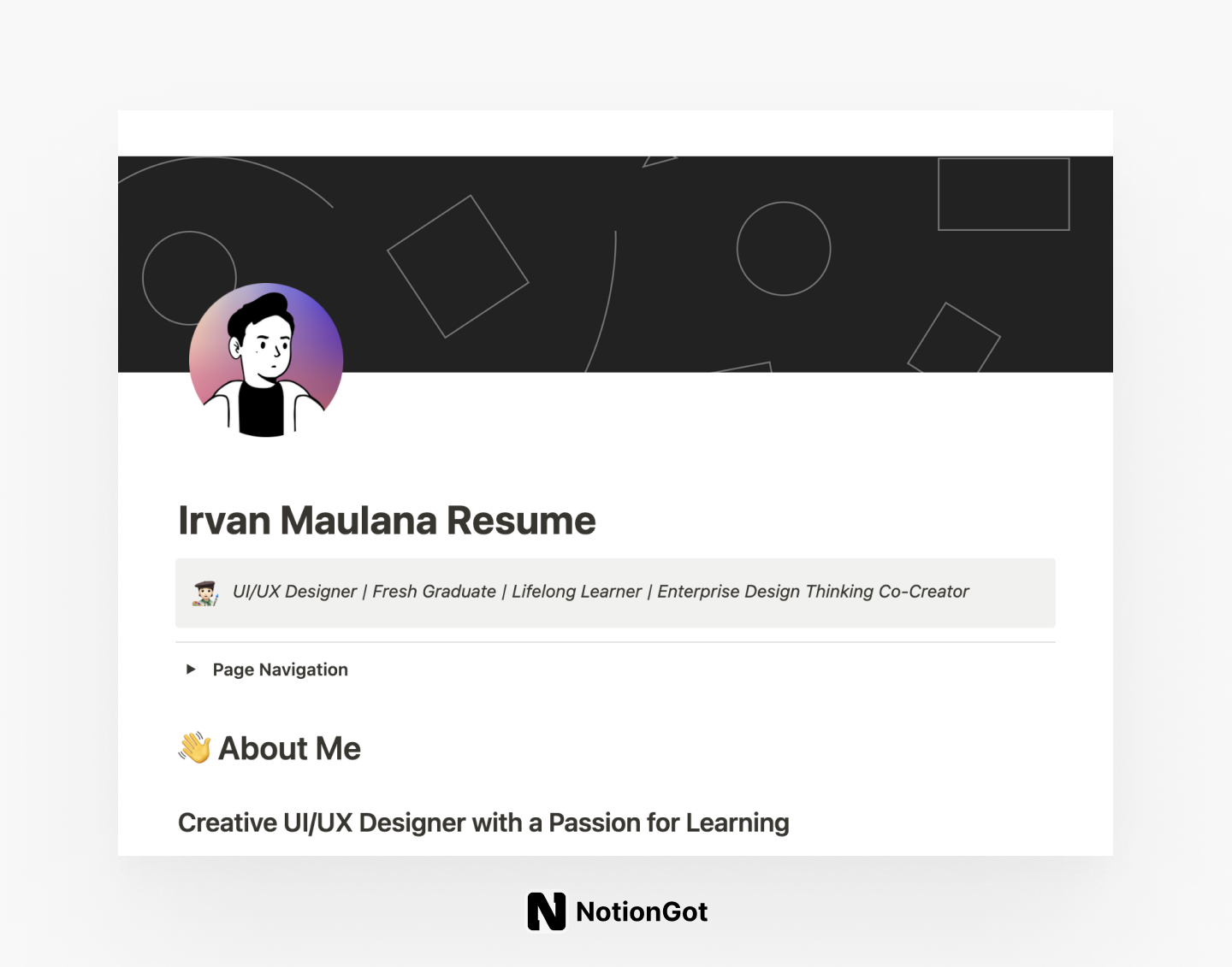 20+ Notion Resume Templates for Job Seekers (FREE) - Best Notion ...