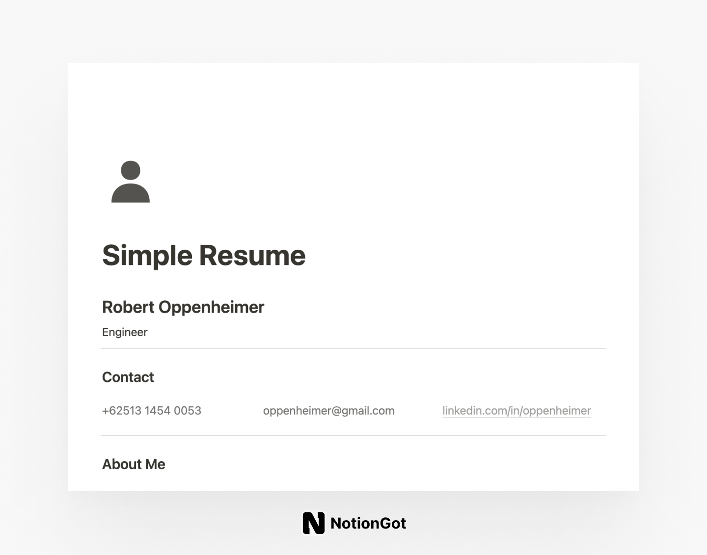 20+ Notion Resume Templates for Job Seekers (FREE) - Best Notion ...