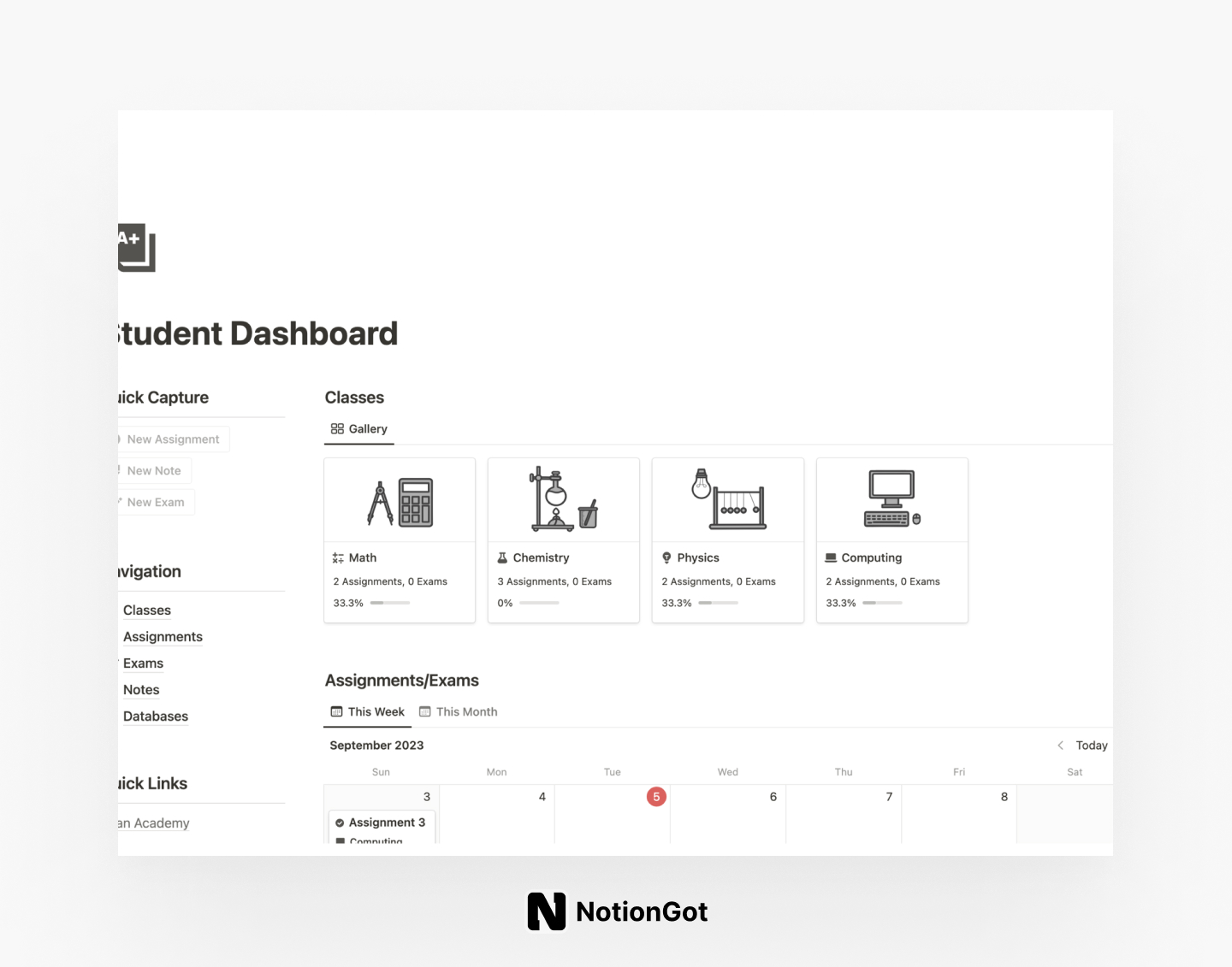 10+ Notion Student Templates for Study and Education - Best Notion ...