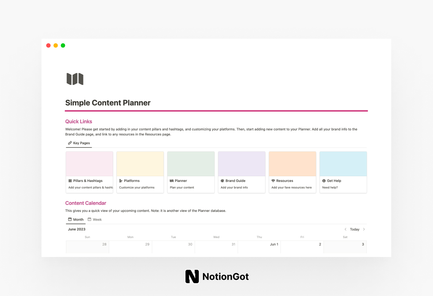 10+ Top Content Creators & Planning Notion Templates - Best Notion ...