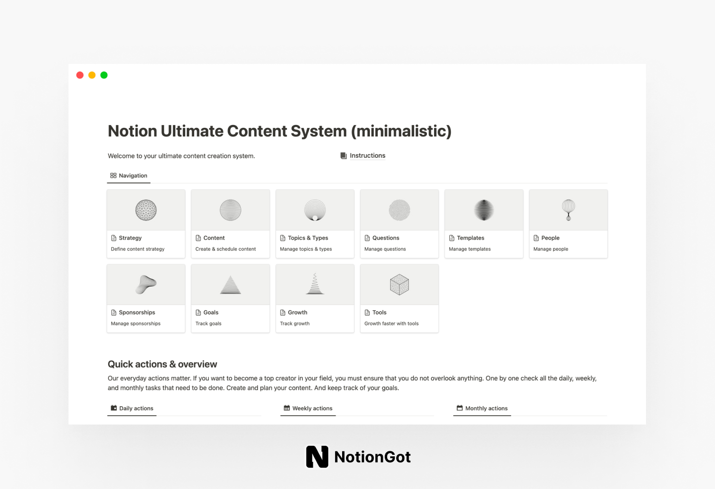 10+ Top Content Creators & Planning Notion Templates - Best Notion ...