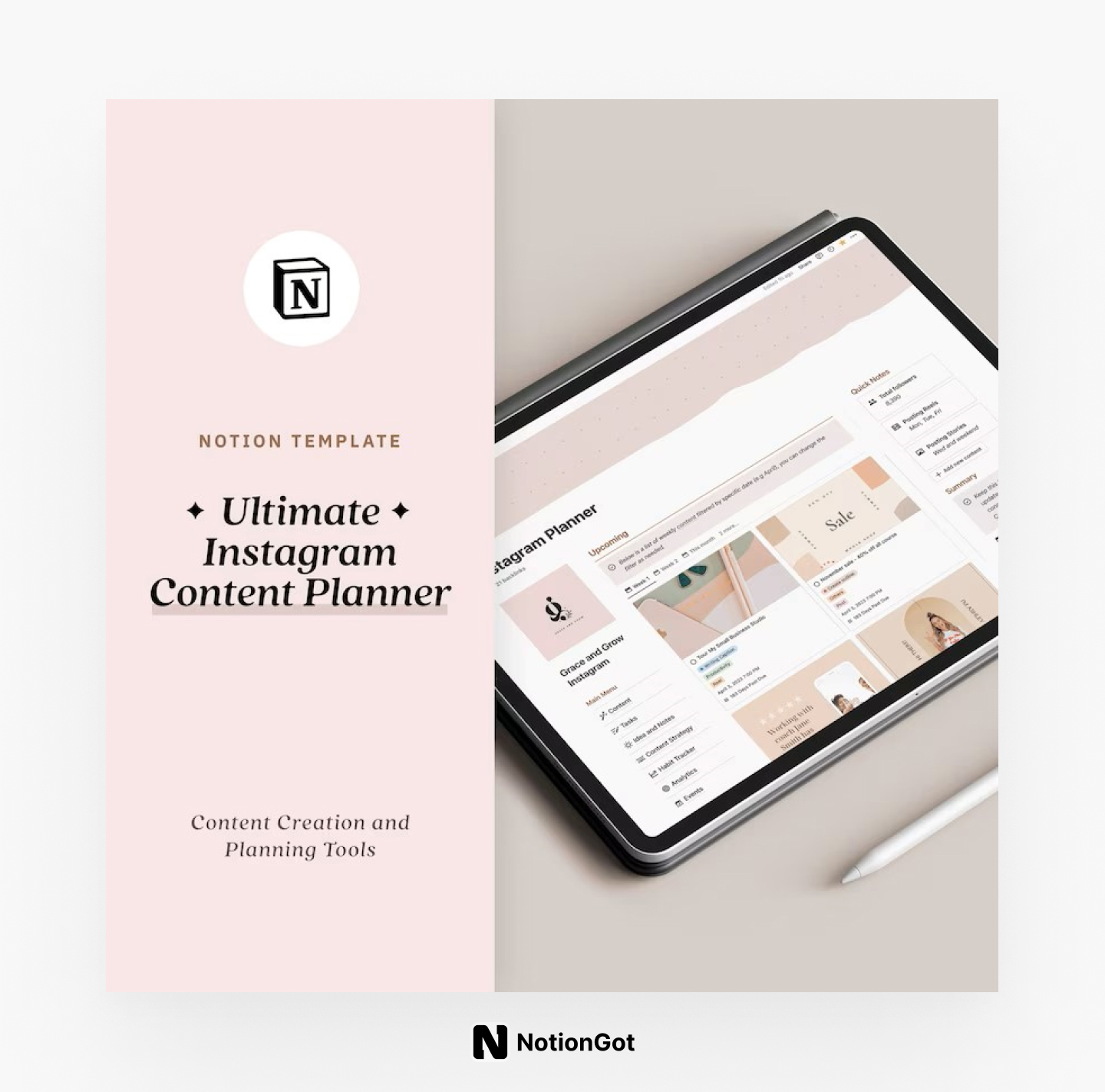 10+ Top Content Creators & Planning Notion Templates - Best Notion ...