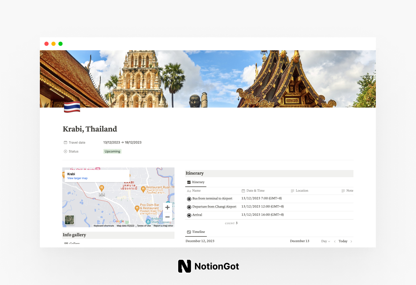 10+ Free and Useful Notion Travel Planner Templates - Best Notion ...