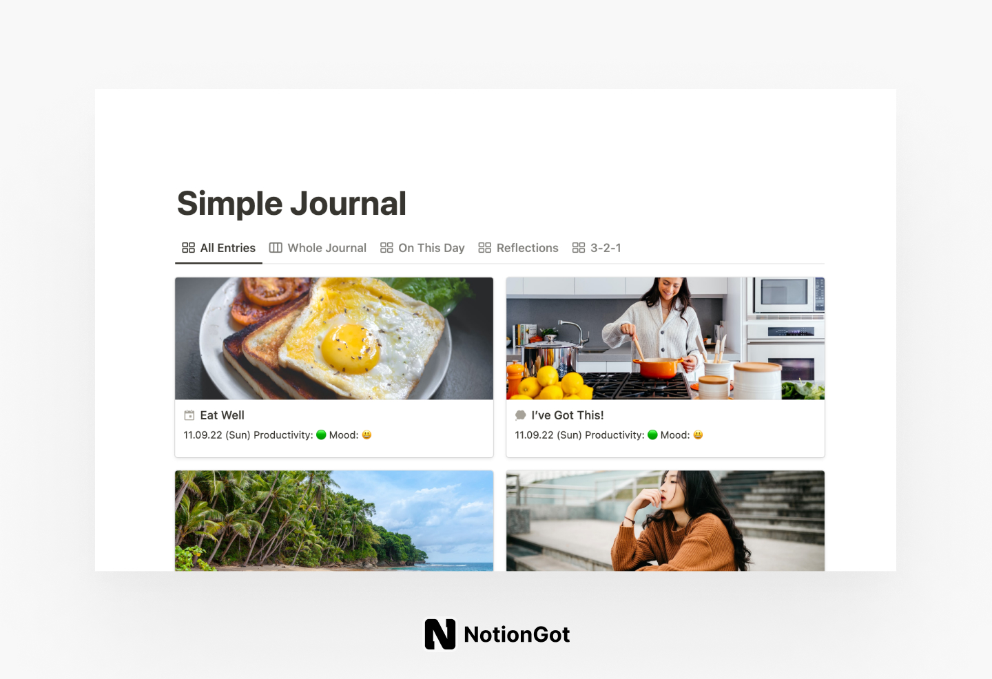 20 Handy Journaling Notion Templates - Best Notion Templates For ...