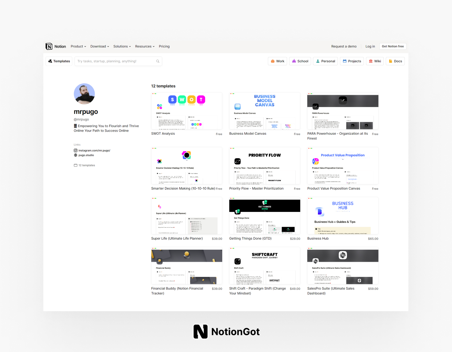 What is Notion Template? The Ultimate Guide - Best Notion Templates For ...