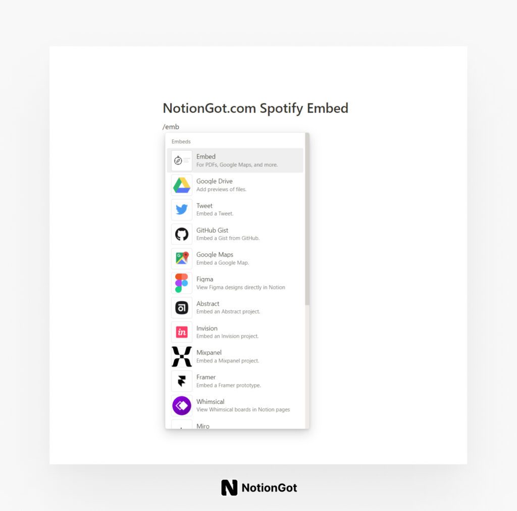 How to Embed Spotify in Notion - Best Notion Templates For Everyone and ...