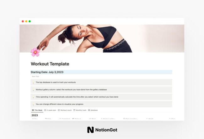 30 Notion Templates for Fitness and Health Tracking - Best Notion ...