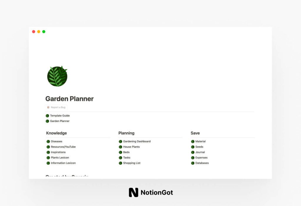 10+ Notion Templates for Gardening and Plant Care - Best Notion ...