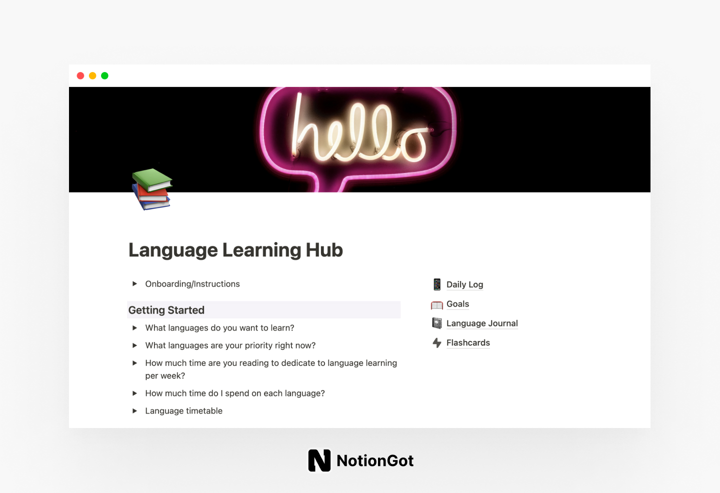 10+ Notion Templates for Language Learning - Best Notion Templates For ...