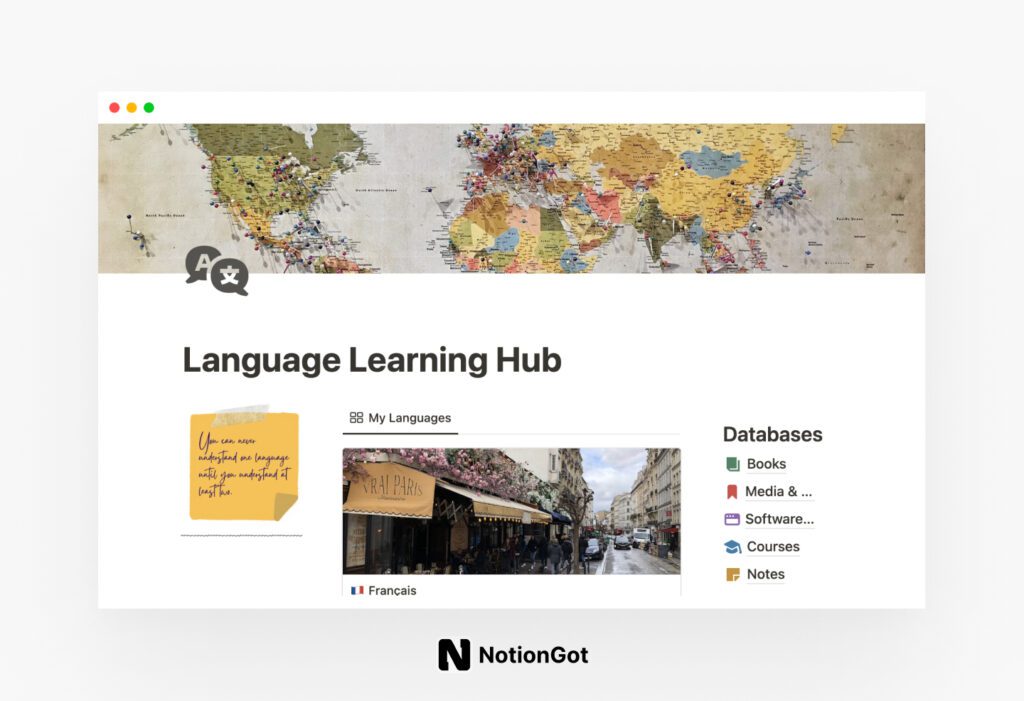10+ Notion Templates for Language Learning - Best Notion Templates For ...