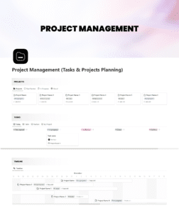 Free Notion Project Management Template - Best Notion Templates For ...
