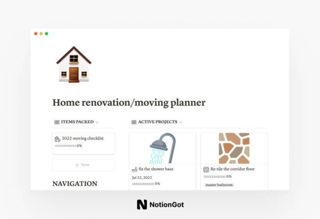 20+ Best & Free Home Renovation Notion Templates - Best Notion ...