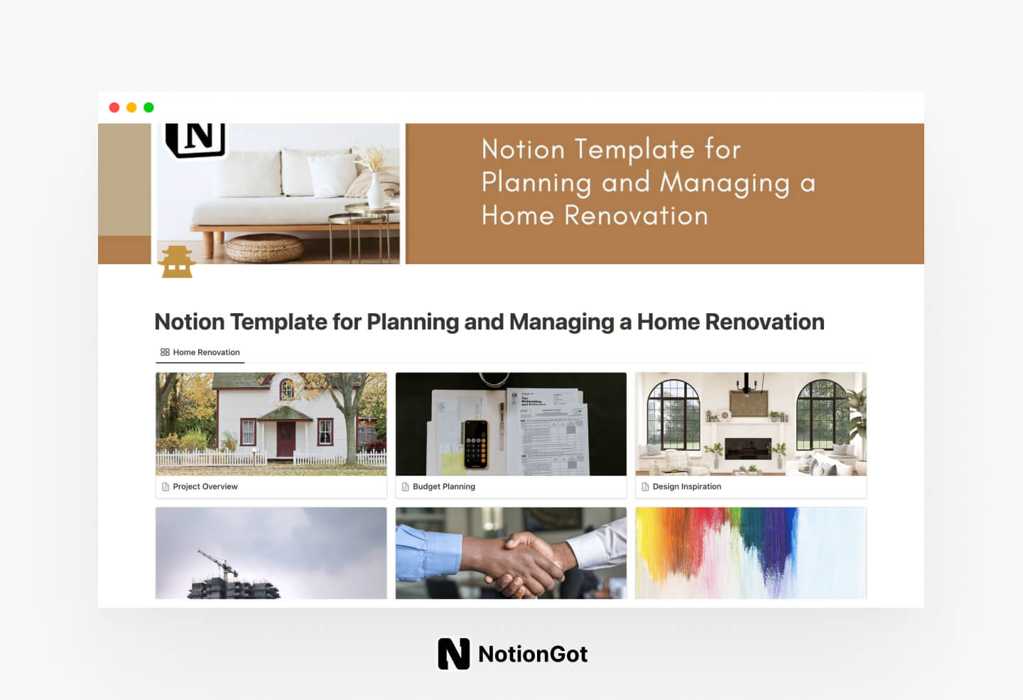20+ Best & Free Home Renovation Notion Templates - Best Notion ...
