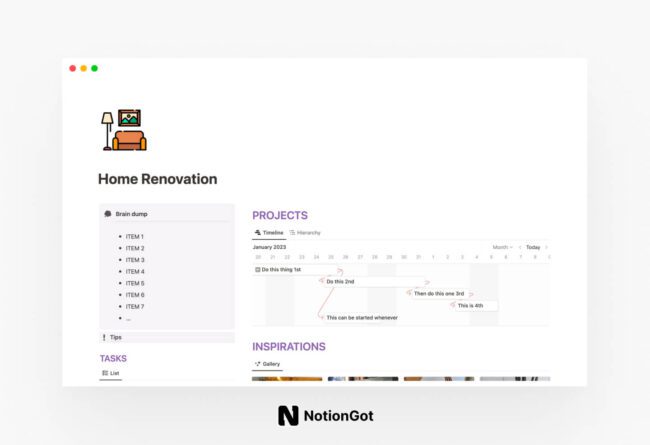 20+ Best & Free Home Renovation Notion Templates - Best Notion ...