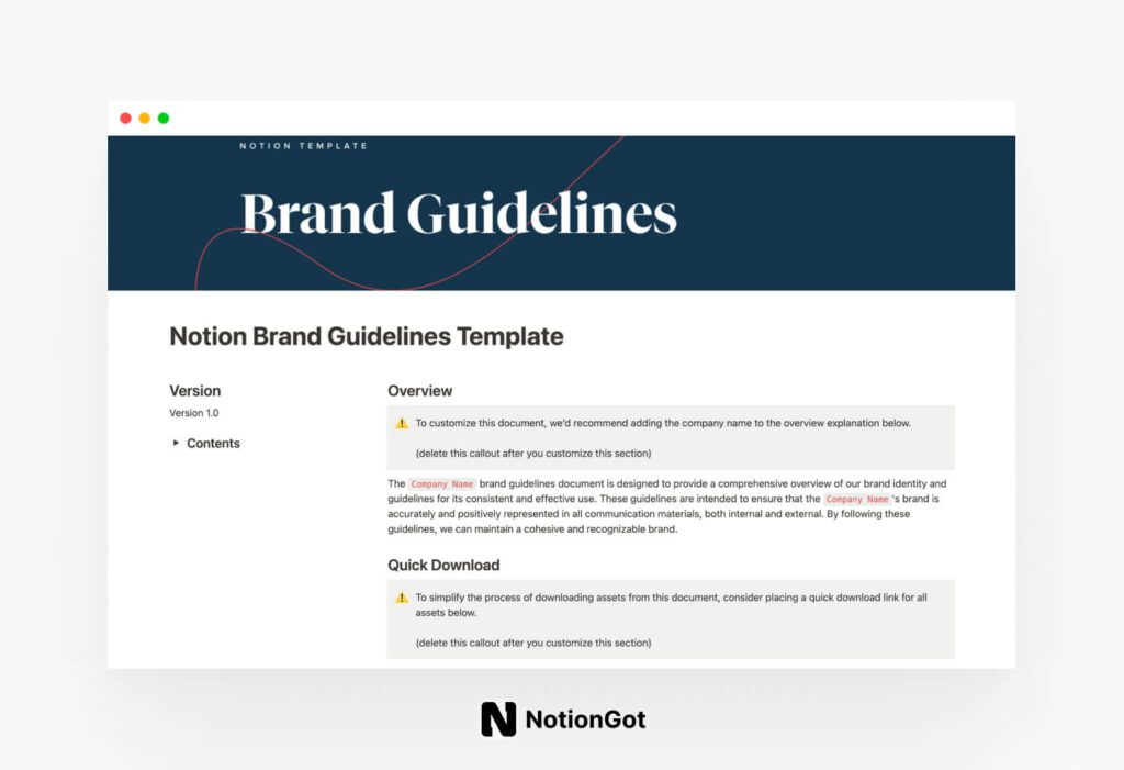 40+ Best & Free Notion Branding Templates and Brand Guidelines - Best ...