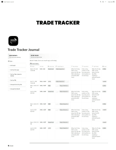 Free Trade Tracker Journal (Trading Template) for Notion - Best Notion ...