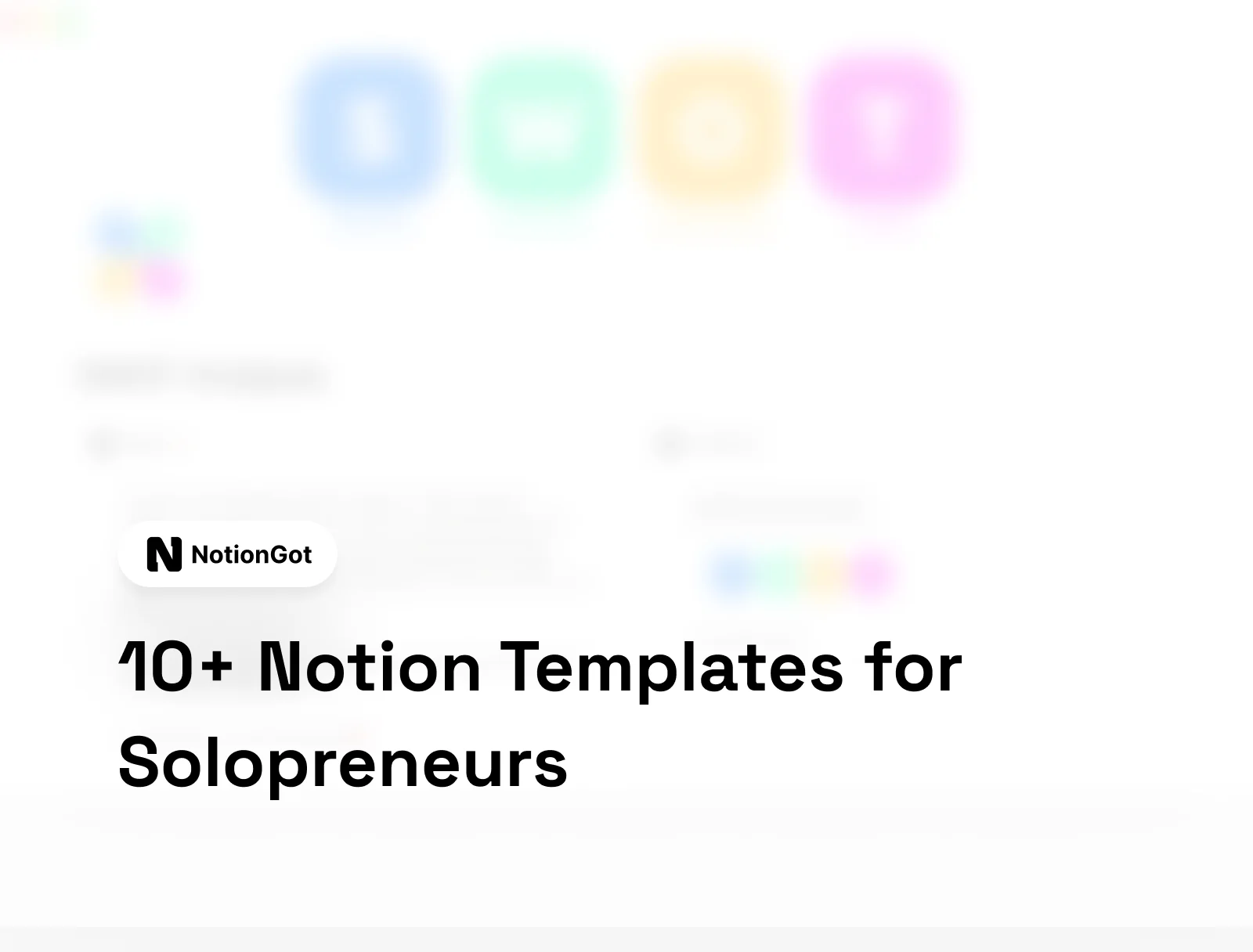 10+ Notion Templates for Solopreneurs - Best Notion Templates For ...