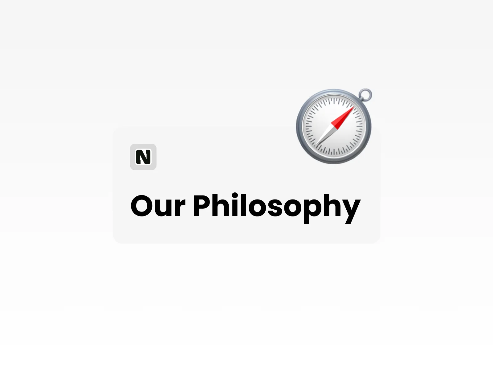 Our Philosophy - Best Notion Templates For Everyone and Everything!
