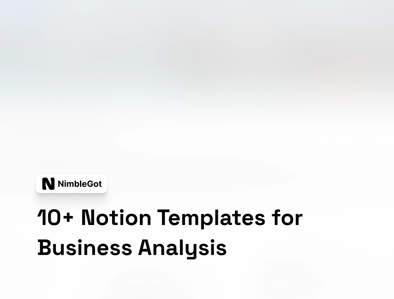 10+ Notion Templates for Business Analysis - Best Notion Templates For ...
