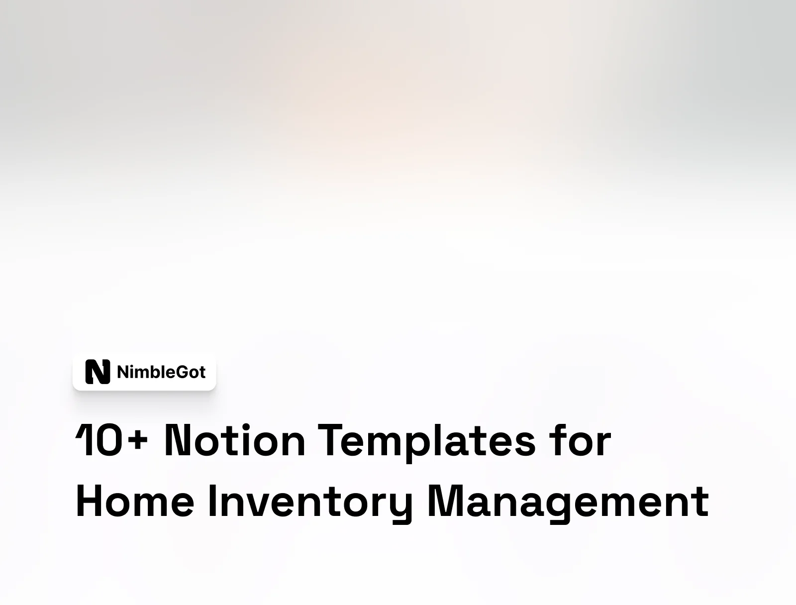10+ Notion Templates for Home Inventory Management - Best Notion ...